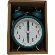 Twin Bell Round Shaped Mini Alarm Clock - Teal (8cm) | UK wholesaler ...
