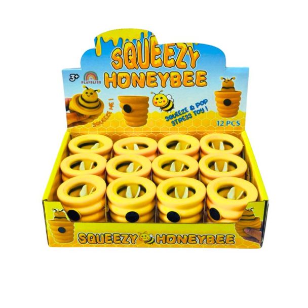 Wholesale Honey Bee Squeeze & Pop Stress Relief Toy (One Colour) | UK ...