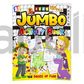 A4 Jumbo Activity Colouring Book - 168 Pages | UK wholesaler and supplier