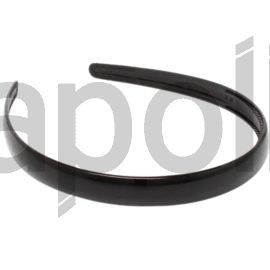 Plastic Alicebands With Small Teeth - Black (1.5cm Wide) | UK ...