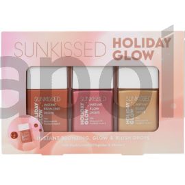 Sunkissed Instant Holiday Glow Gift Set ( Bronzing, Blush & Glow Drops ...