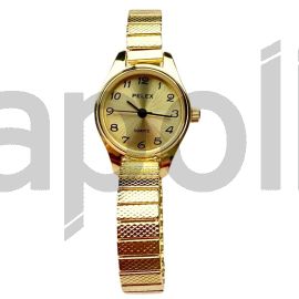 Pelex Ladies Round Gold Metal Expander Strap Watch - Gold | UK ...