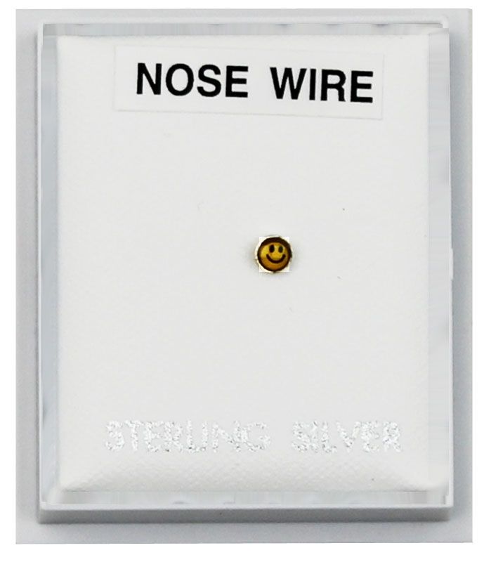 Wholesale Sterling Silver Smiley Design Nose Wire | UK wholesaler and ...