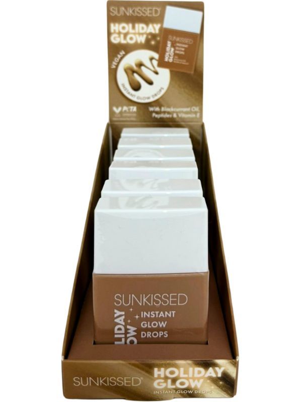 Sunkissed Instant Glow Drops Bronzer- Holiday Glow | UK wholesaler and ...
