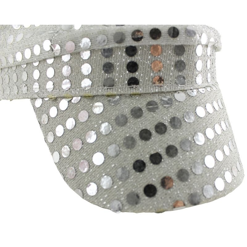 Wholesale Adult 70's Silver Sequin Disco Hat | UK wholesaler and supplier