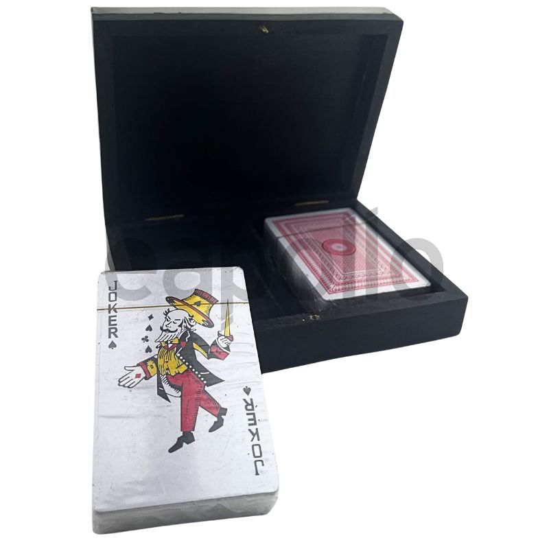 Double Card Box Nickel Top Black | UK wholesaler and supplier