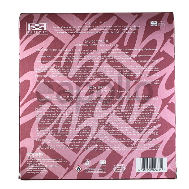 Wholesale Rapport Original 2pcs Gift Set | UK wholesaler and supplier