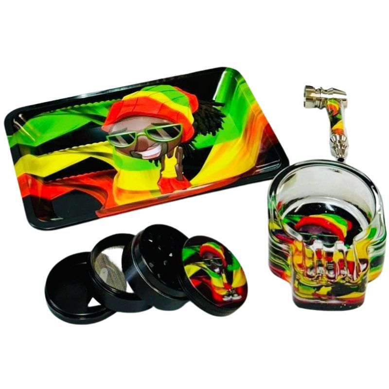 Wholesale SMK Rasta Man Design 4 pcs Gift Set | UK wholesaler and supplier